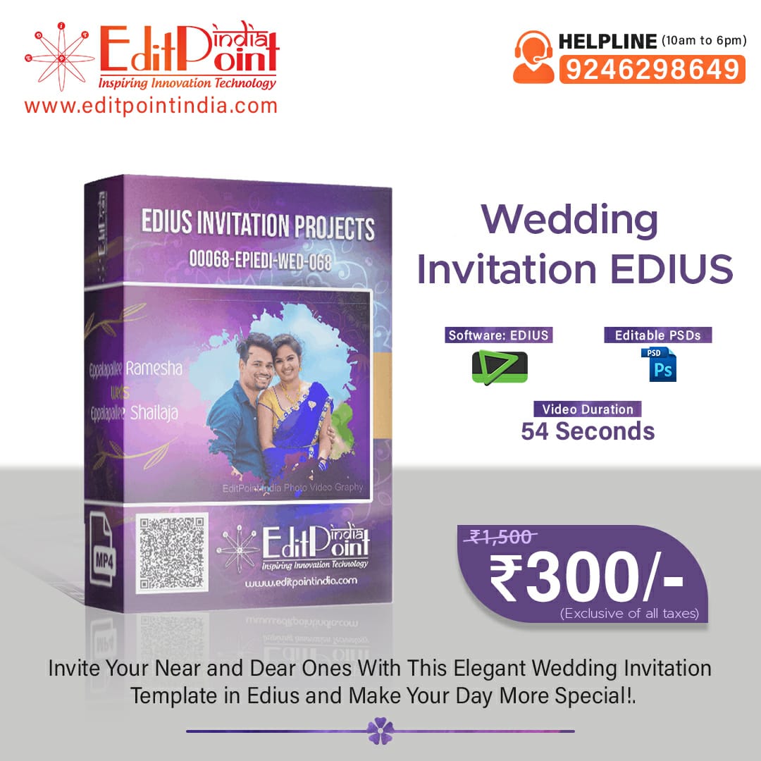 Wedding Invitation Video Templates